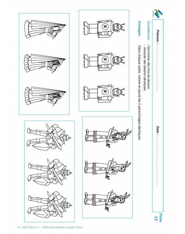 Discrimination visuelle GS