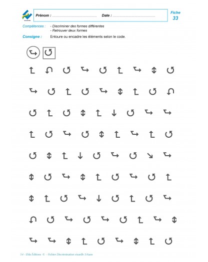 Discrimination visuelle GS