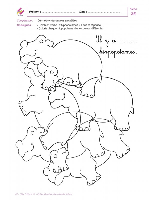 Discrimination visuelle MS