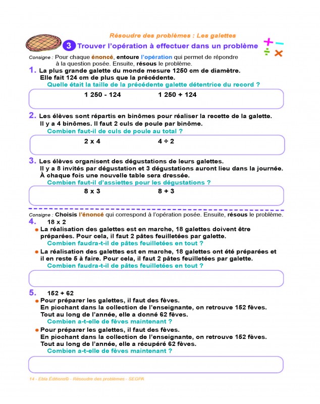 Résoudre des problèmes mathématiques - Segpa