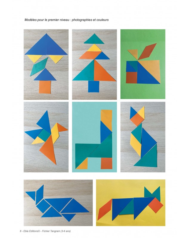 Activités autour du tangram 3/6 ans