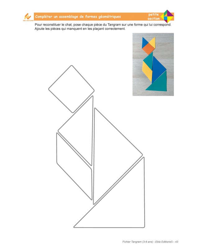 Activités autour du tangram 3/6 ans
