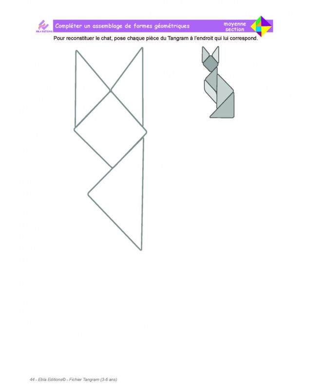 Activités autour du tangram 3/6 ans
