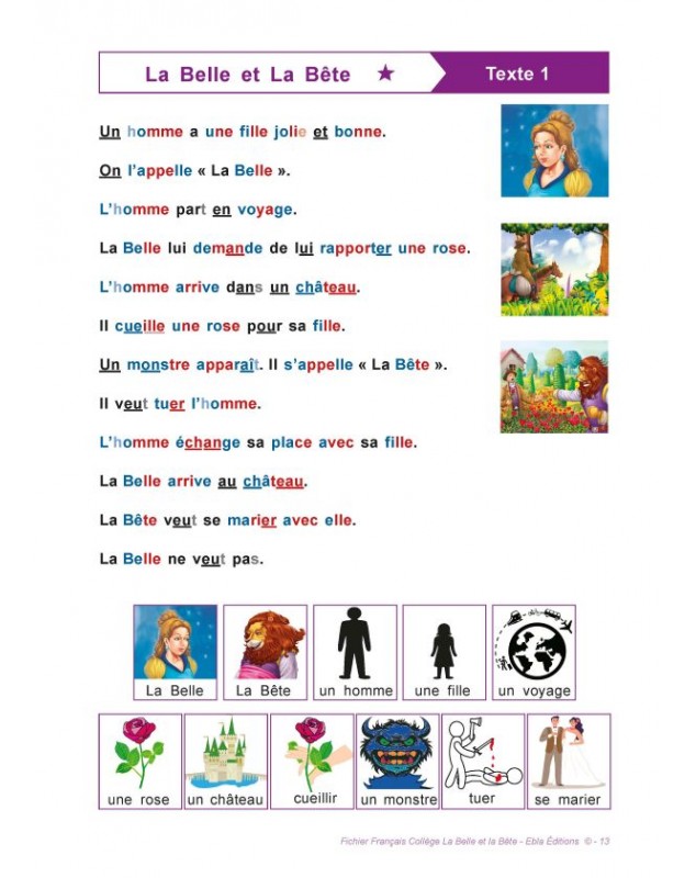 La Belle et la Bête - Lire et comprendre les textes littéraires