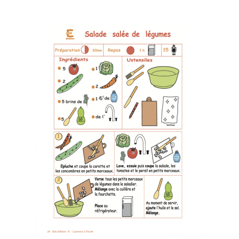 Cuisinons à l'école Cycle 1