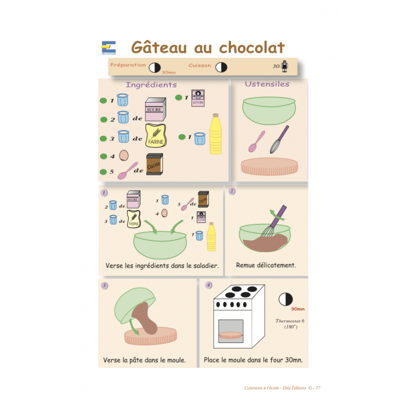 Cuisinons à l'école Cycle 1