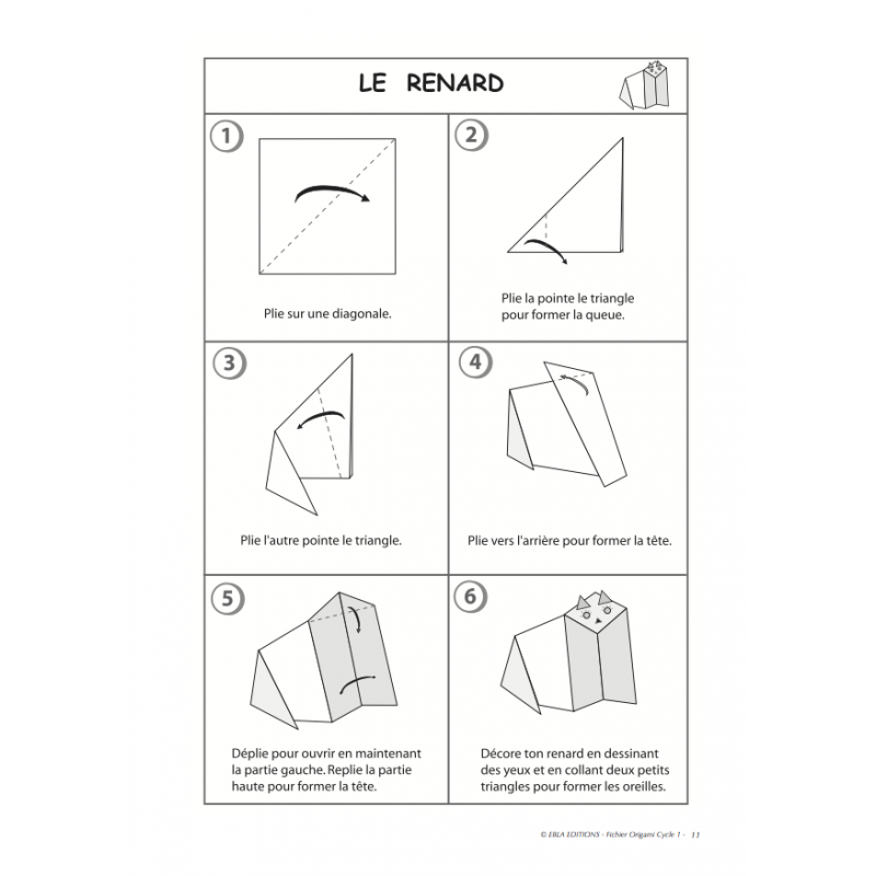 Fichier d'Origami - Cycle 1 (3/6ans)